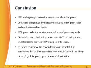 Integrated power systems For Continuity Of Electrical power In NAVY | PPTX