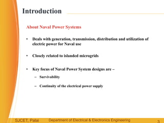 Integrated power systems For Continuity Of Electrical power In NAVY | PPTX