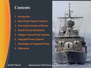 Integrated power systems For Continuity Of Electrical power In NAVY | PPT