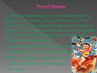 preference to male child | PPTX