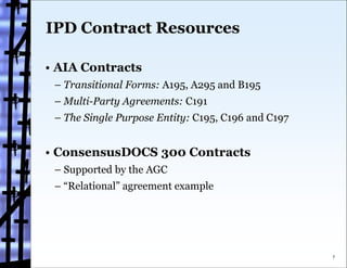 Integrated project delivery for more effective development | PPTX