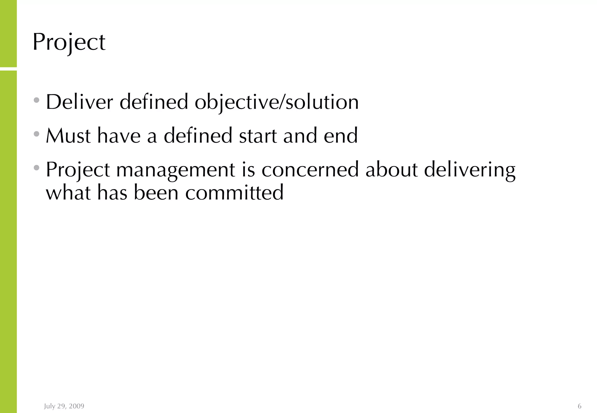 Integrated Project Management And Solution Delivery Process | PPT