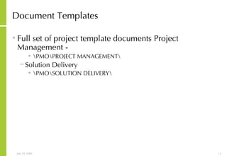 Integrated Project Management And Solution Delivery Process | PPT