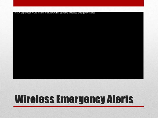 Integrated public alert and warning system (ipaws | PPTX | Operating ...