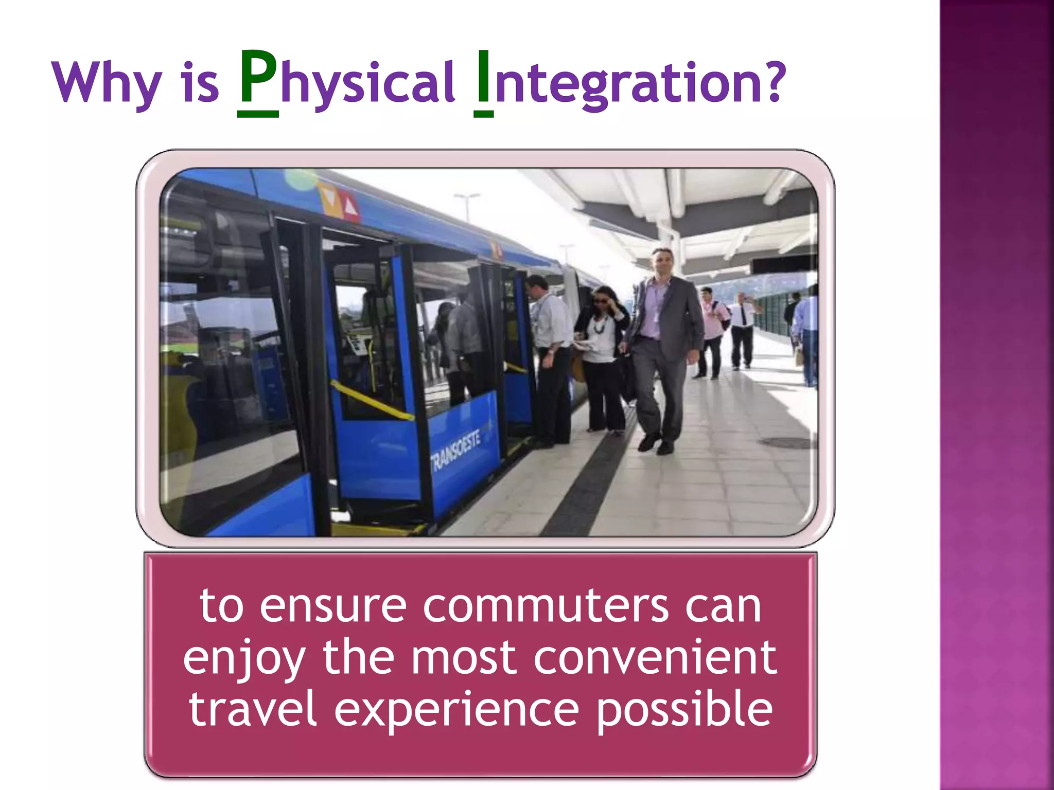 Integrated public transport | PPTX