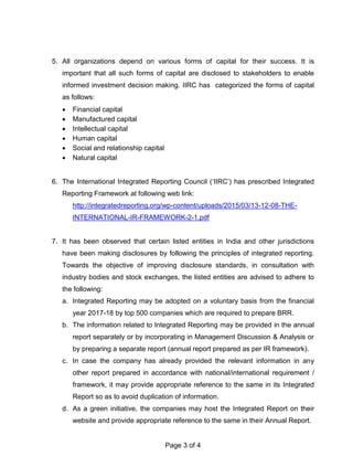 Integrated reporting by listed entities ( SEBI LATEST CIRCULAR) | PDF