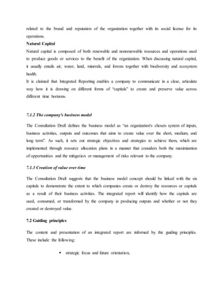 Integrated reporting in india | PDF