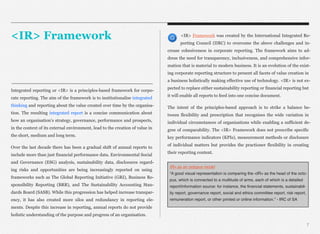 Integrated reporting 101; Getting started with Integrated Reporting in ...