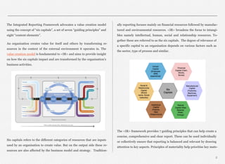 Integrated reporting 101; Getting started with Integrated Reporting in India | PPT