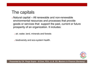 Integrated Reporting - How an organisation creates value? | PDF