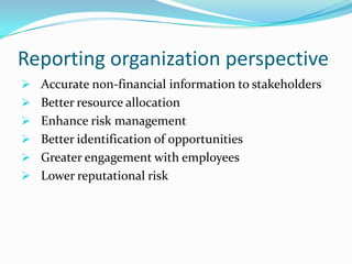 Integrated Reporting | PPTX