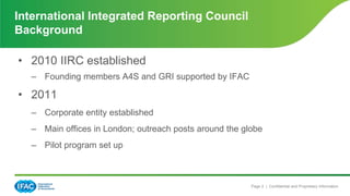 Integrated Reporting The Next Frontier? | PPT