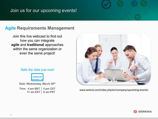 Integrated Requirements Management with Serena Dimensions RM 02-2016 | PPT