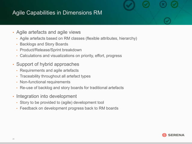 Integrated Requirements Management with Serena Dimensions RM 02-2016 | PPT