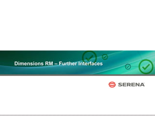 Integrated Requirements Management with Serena Dimensions RM 02-2016 | PPT