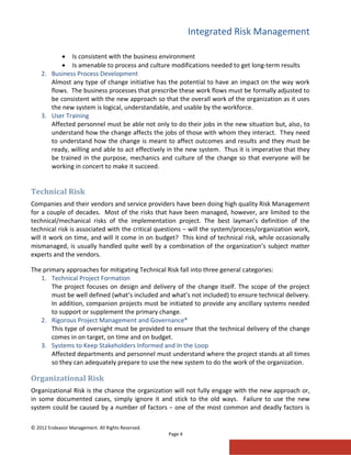 Integrated risk management | PDF