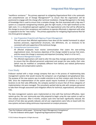 Integrated risk management | PDF