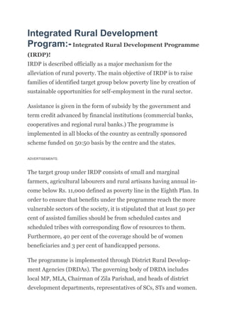 Integrated Rural Development Program.docx