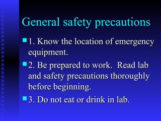 Integrated safety precautions | PPT