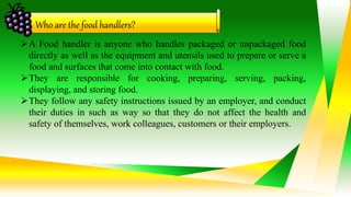 Safe Food Handling - Biology 8 | PPT