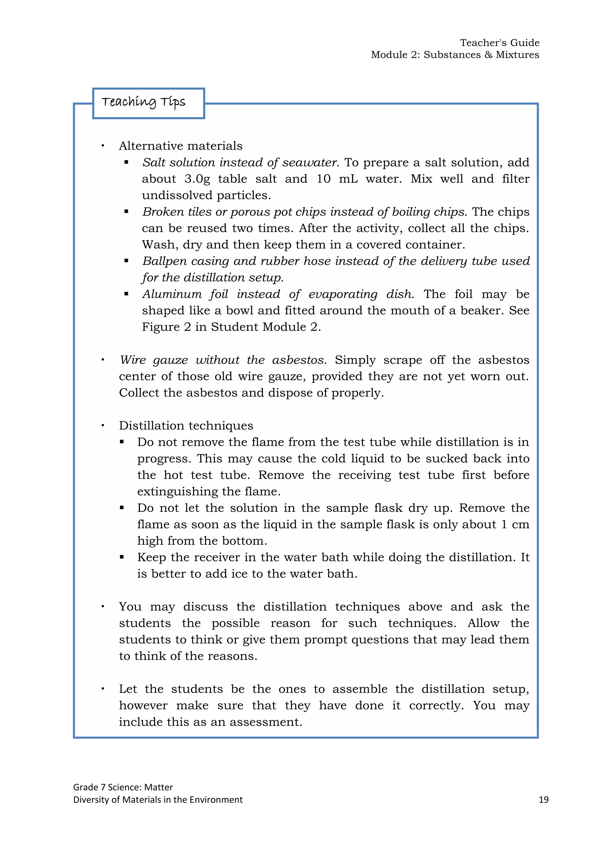 Integrated Science Module for Grade 7 -- Quarter 1-2 | PDF