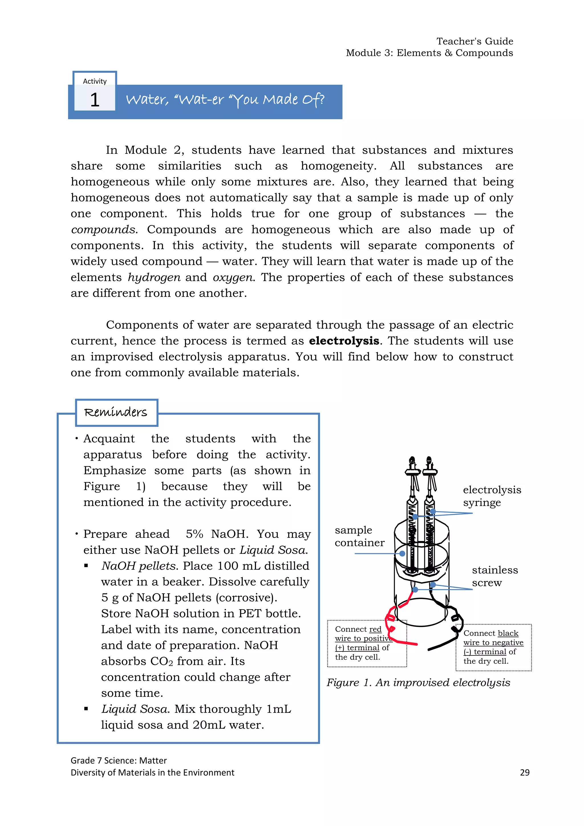Integrated Science Module for Grade 7 -- Quarter 1-2 | PDF