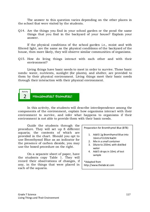 Integrated Science Module for Grade 7 -- Quarter 1-2