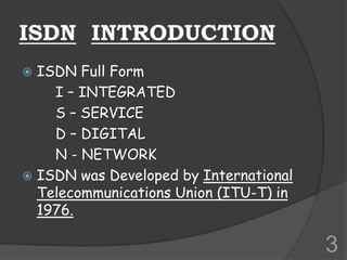 Integrated service digital network | PPTX