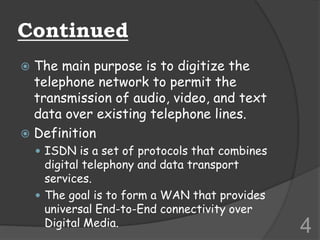 Integrated service digital network | PPTX