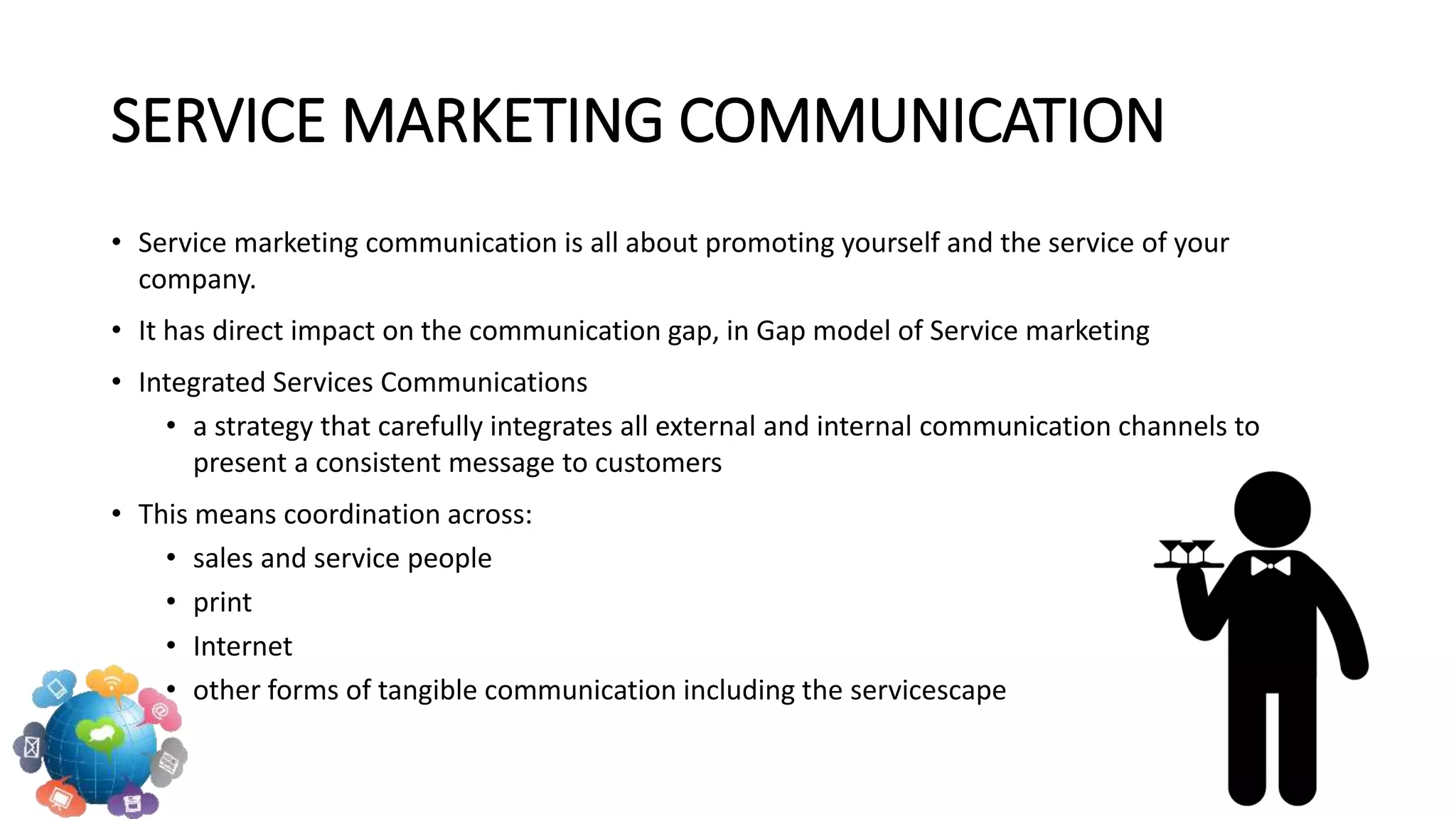 Integrated service marketing communication with example | PPTX