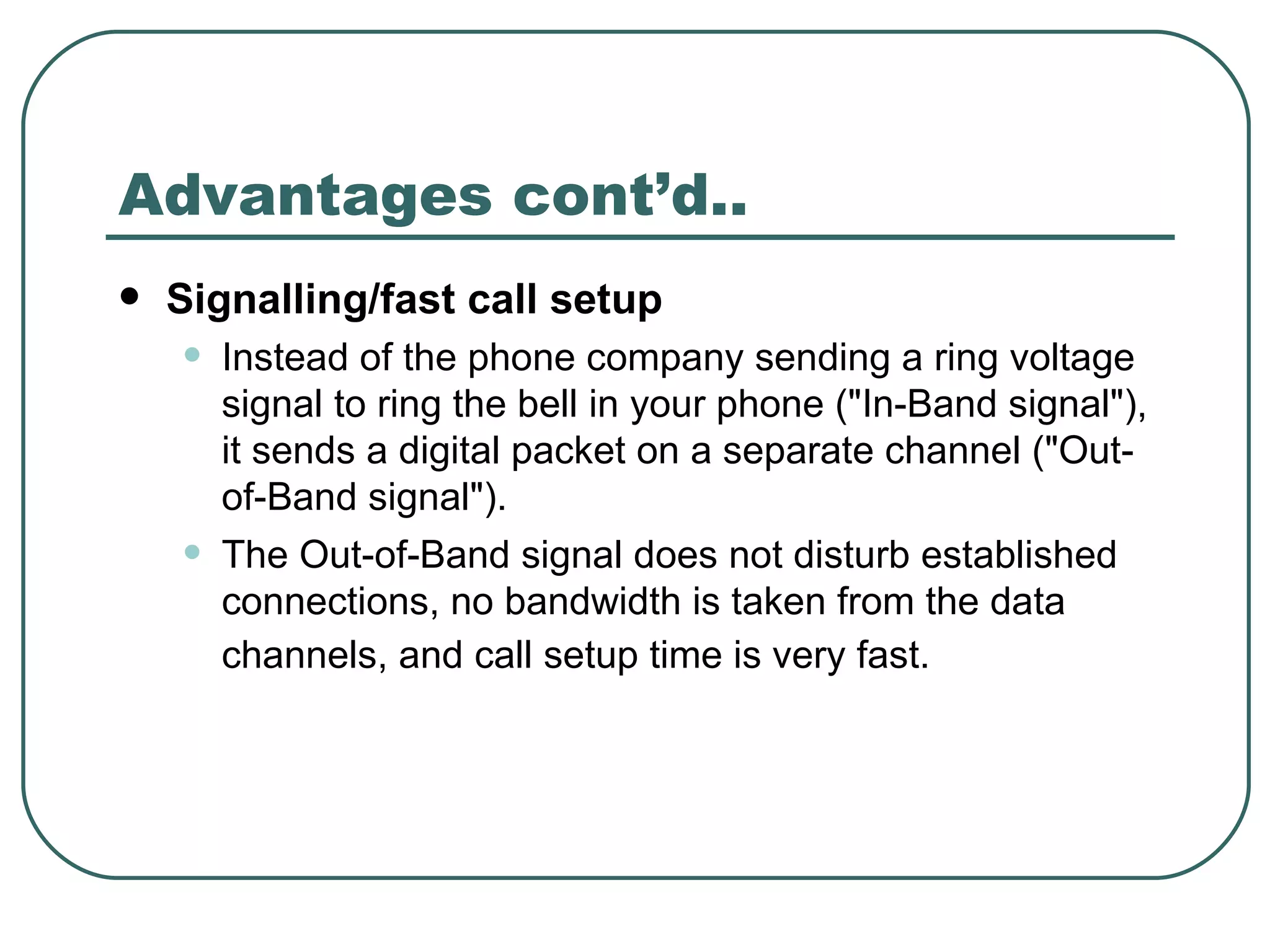 Integrated services digital network (isdn) | PPT