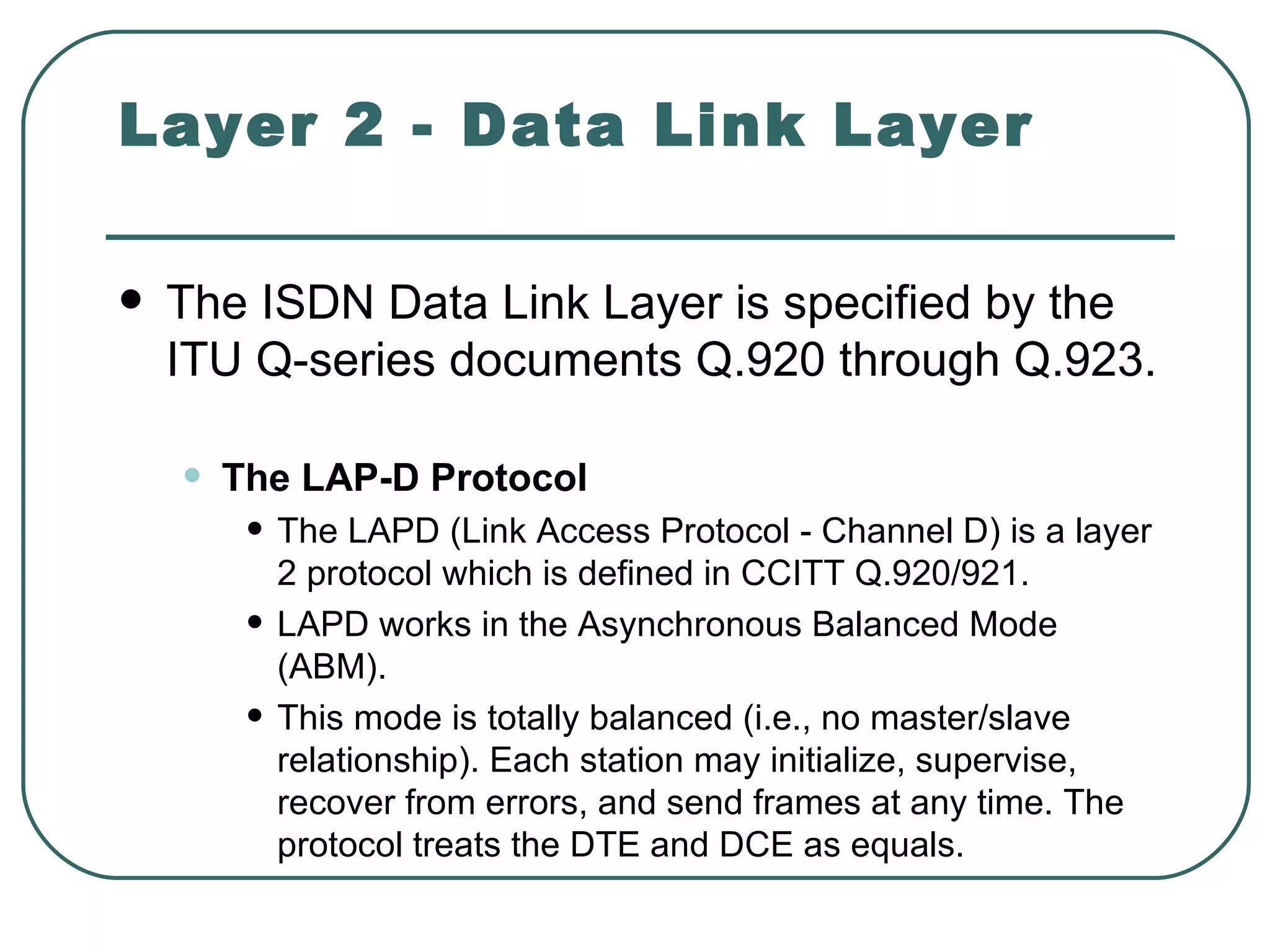 Integrated services digital network (isdn) | PPT