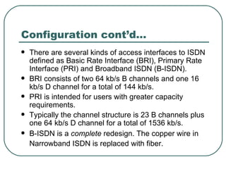Integrated services digital network (isdn) | PPT