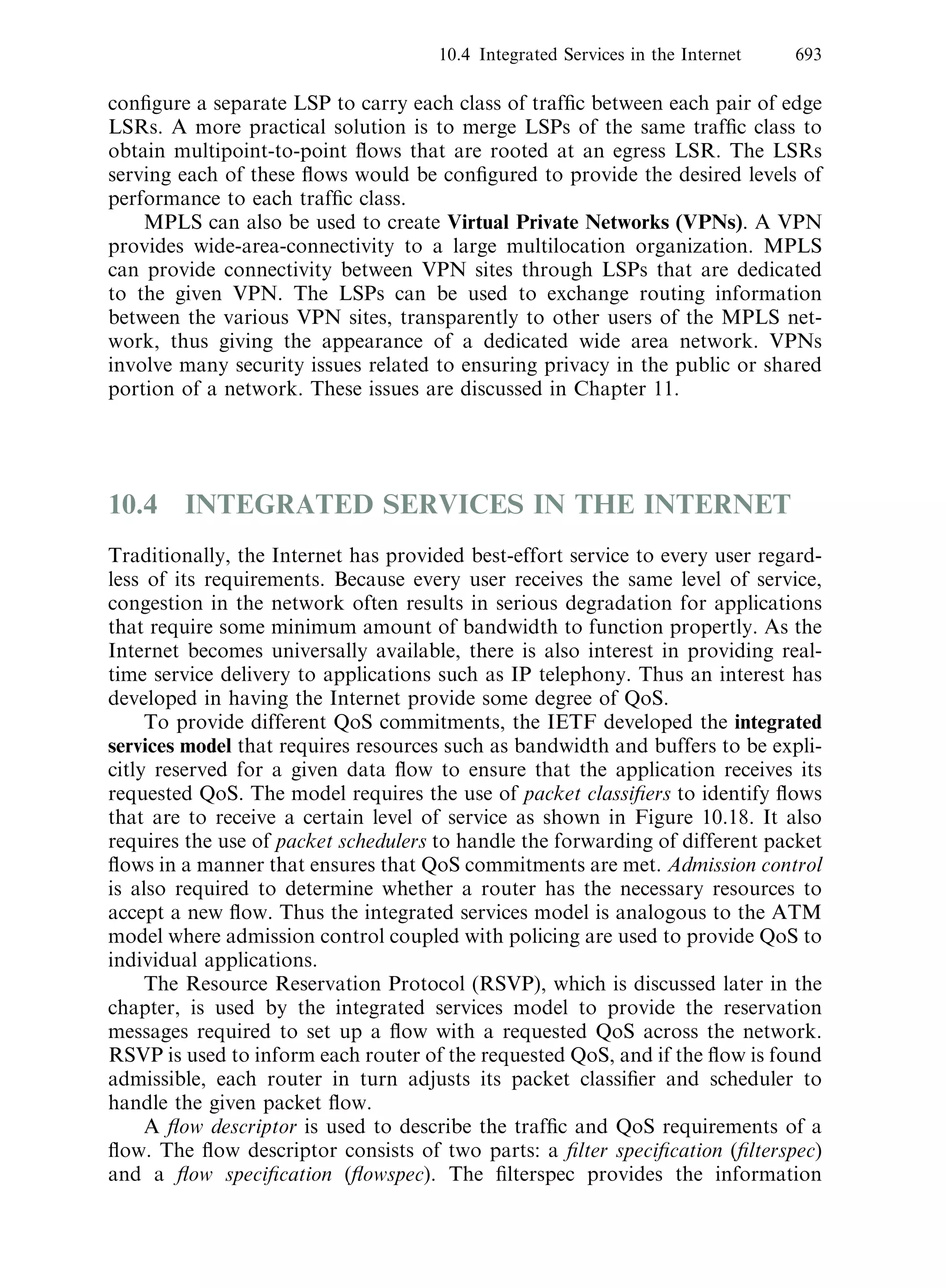 Integrated services and RSVP - Protocol | PDF