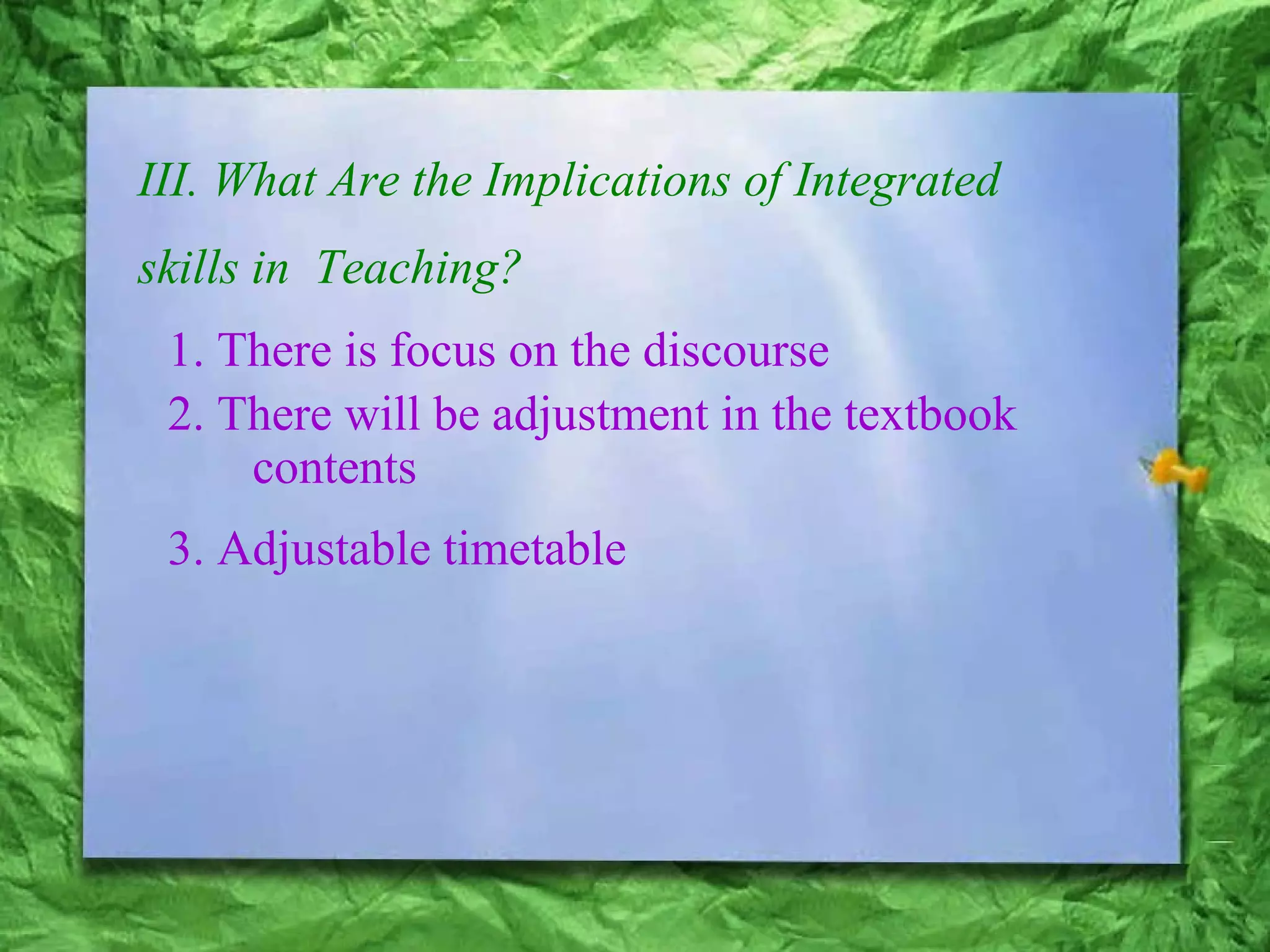 Integrated skills | PPT