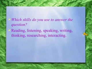 Integrated skills | PPT