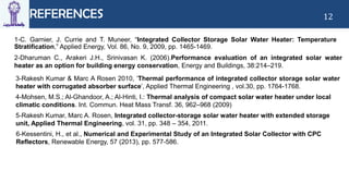 Integrated solar water heater for domestic use | PPT