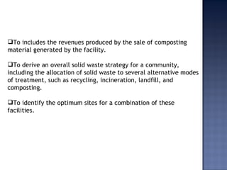 Integrated solid waste management model | PPT