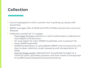 Integrated solid waste managemet of bangalore | PPTX