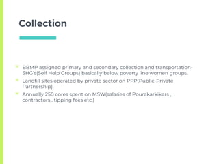 Integrated solid waste managemet of bangalore | PPTX