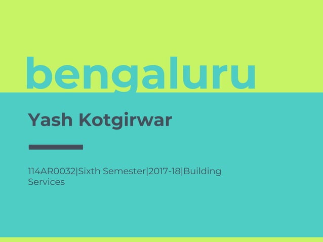Integrated solid waste managemet of bangalore | PPTX