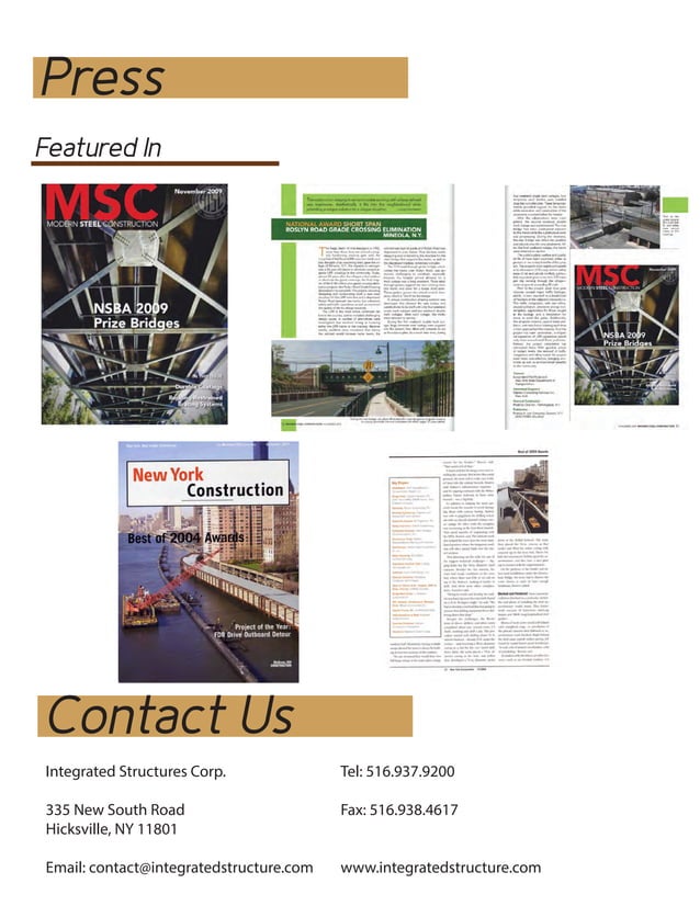 Integrated Structures PDF Brochure | PDF | Free Download