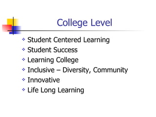 Integrated Student Centered Curriculum | PPT