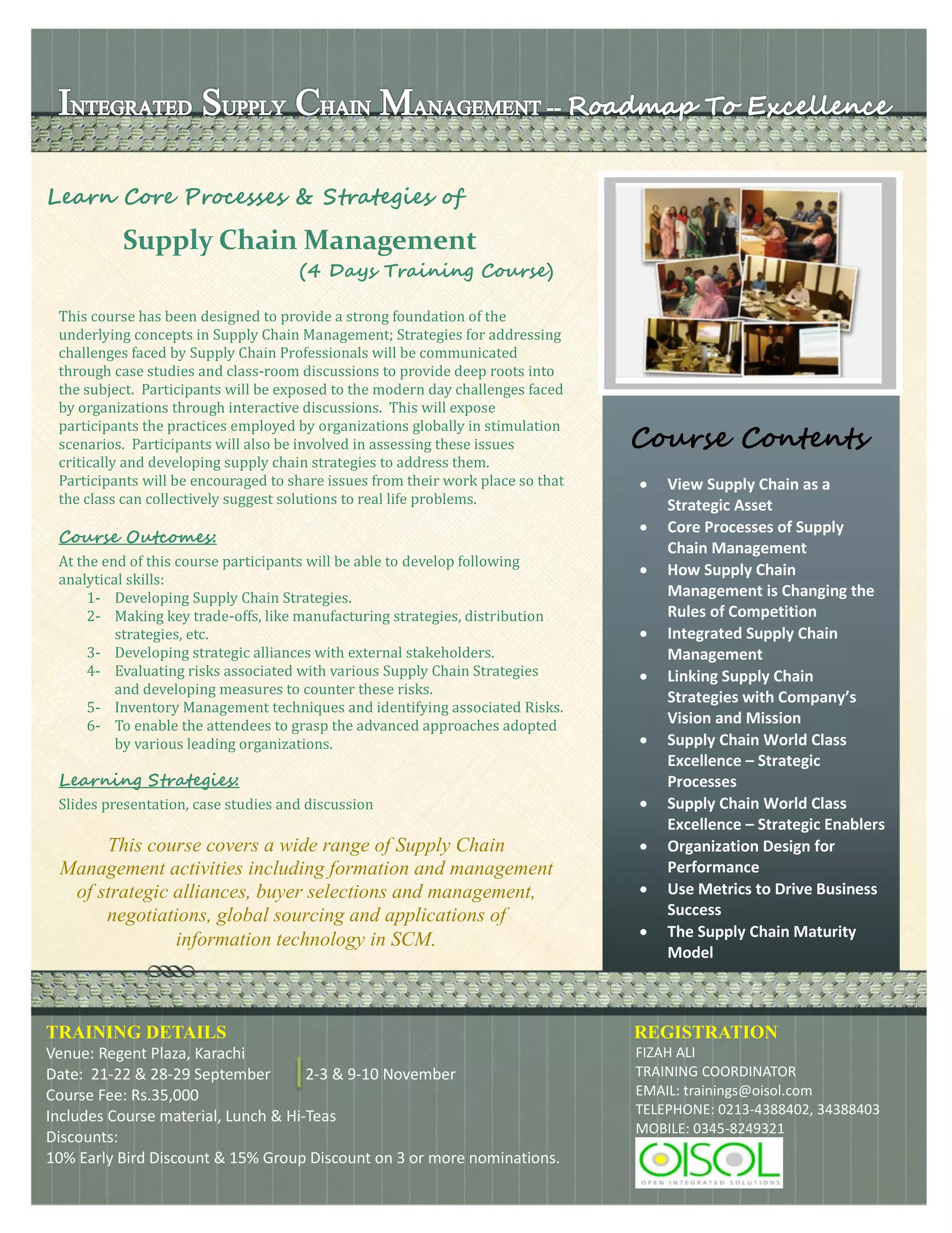 Integrated supply chain management Training | PDF