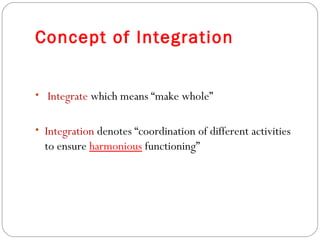 Integrated teaching | PPT