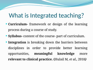 Integrated Teaching Global Scenario.pptx