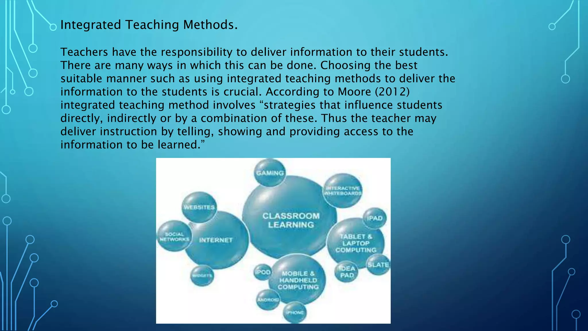Integrated teaching methods | PPTX