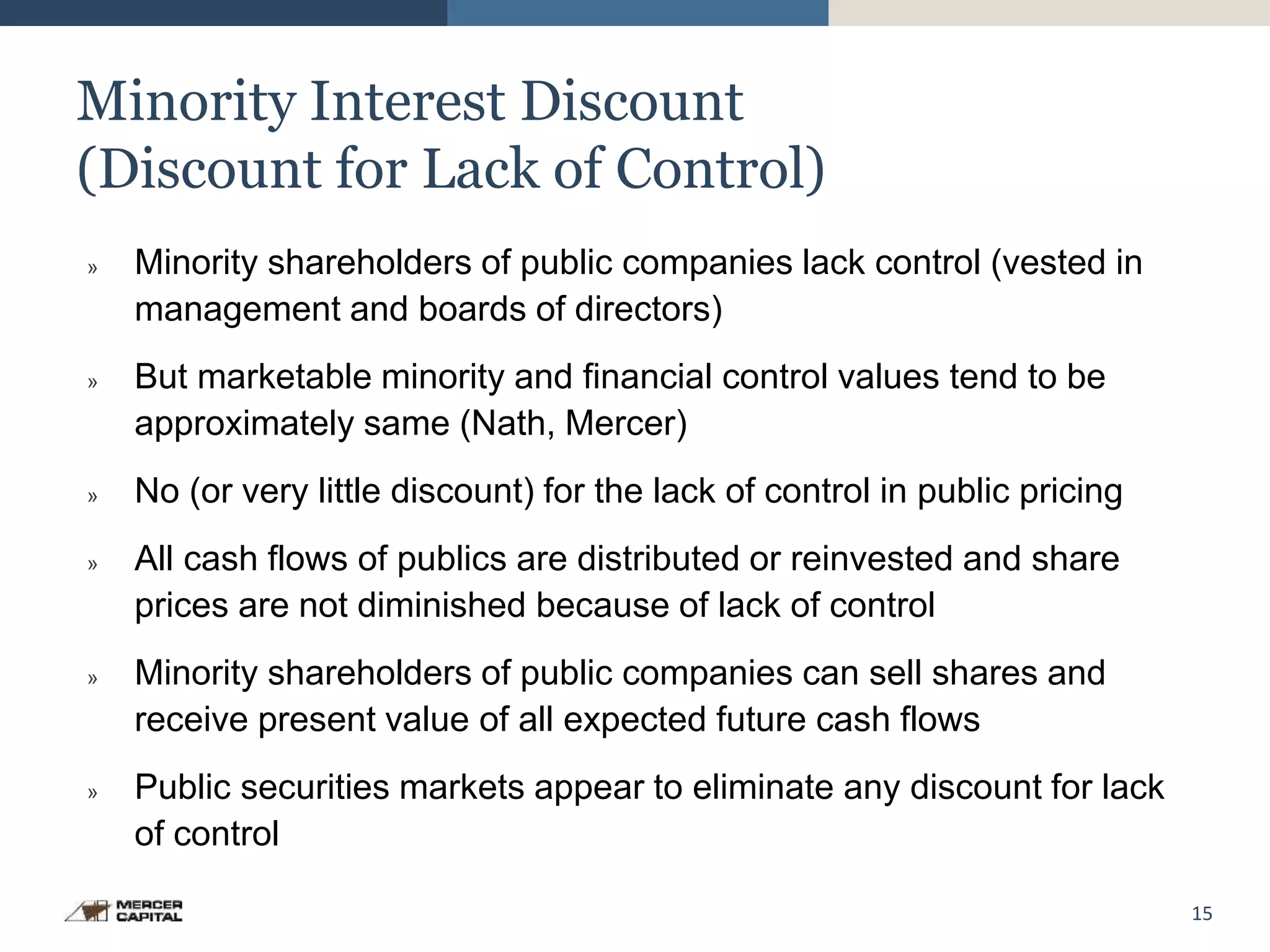 Integrated Theory of Business Valuation | PPTX