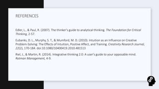Integrated thinking in the classroom | PPTX