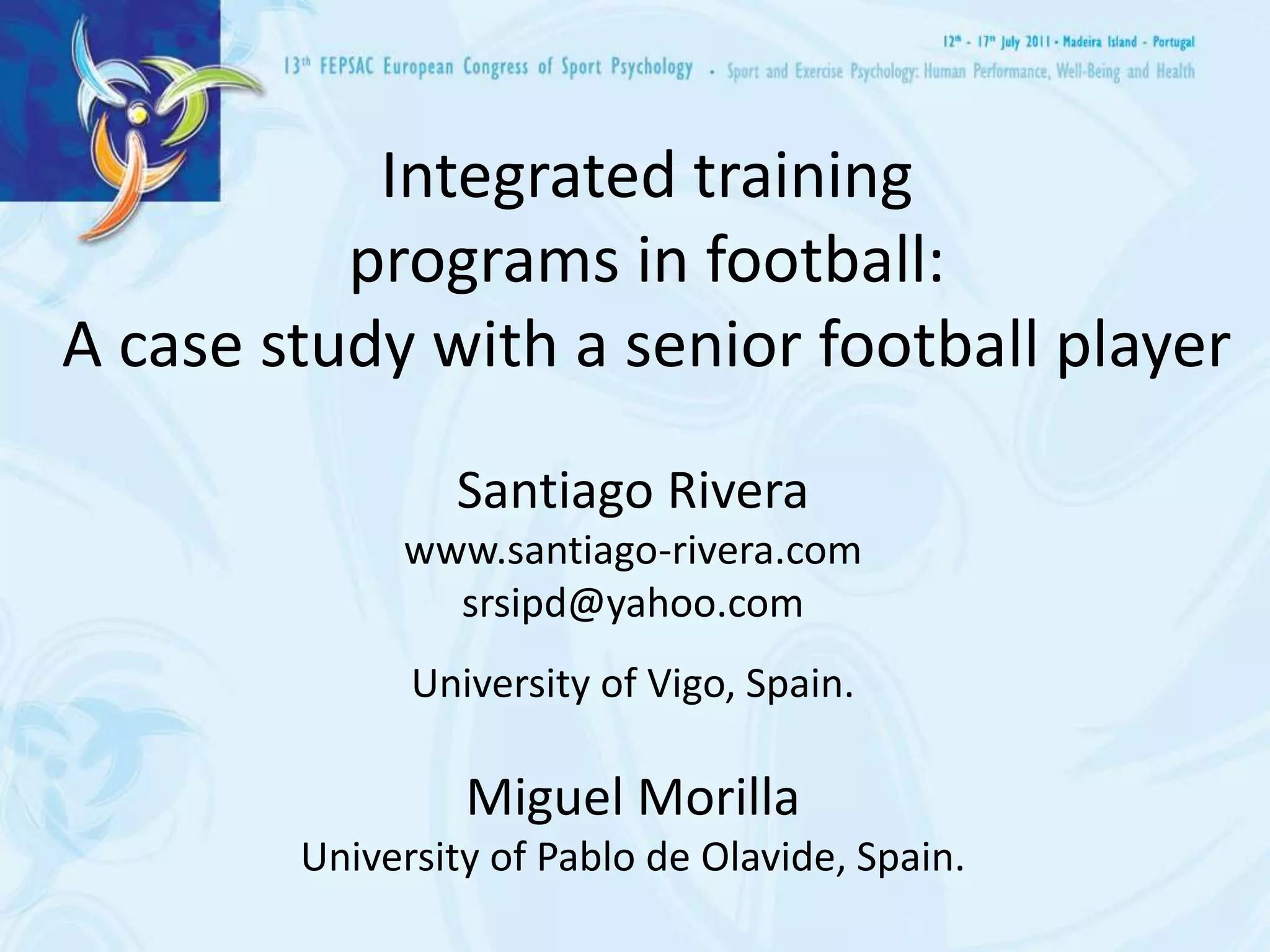 Integrated training programs in football | PPTX